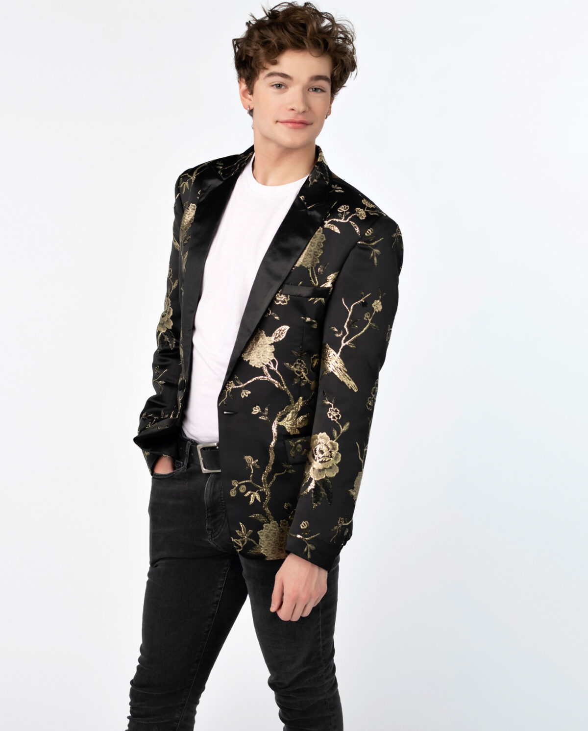 Satin Brocade Jacket - Dornink Costumes